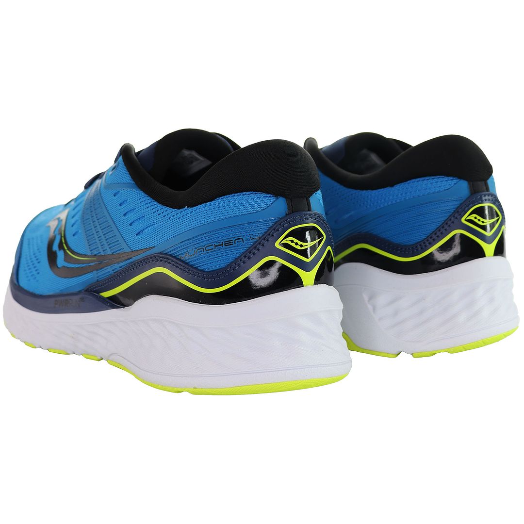 Saucony Munchen 4 Mens Blue Running Trainers – Sport It First