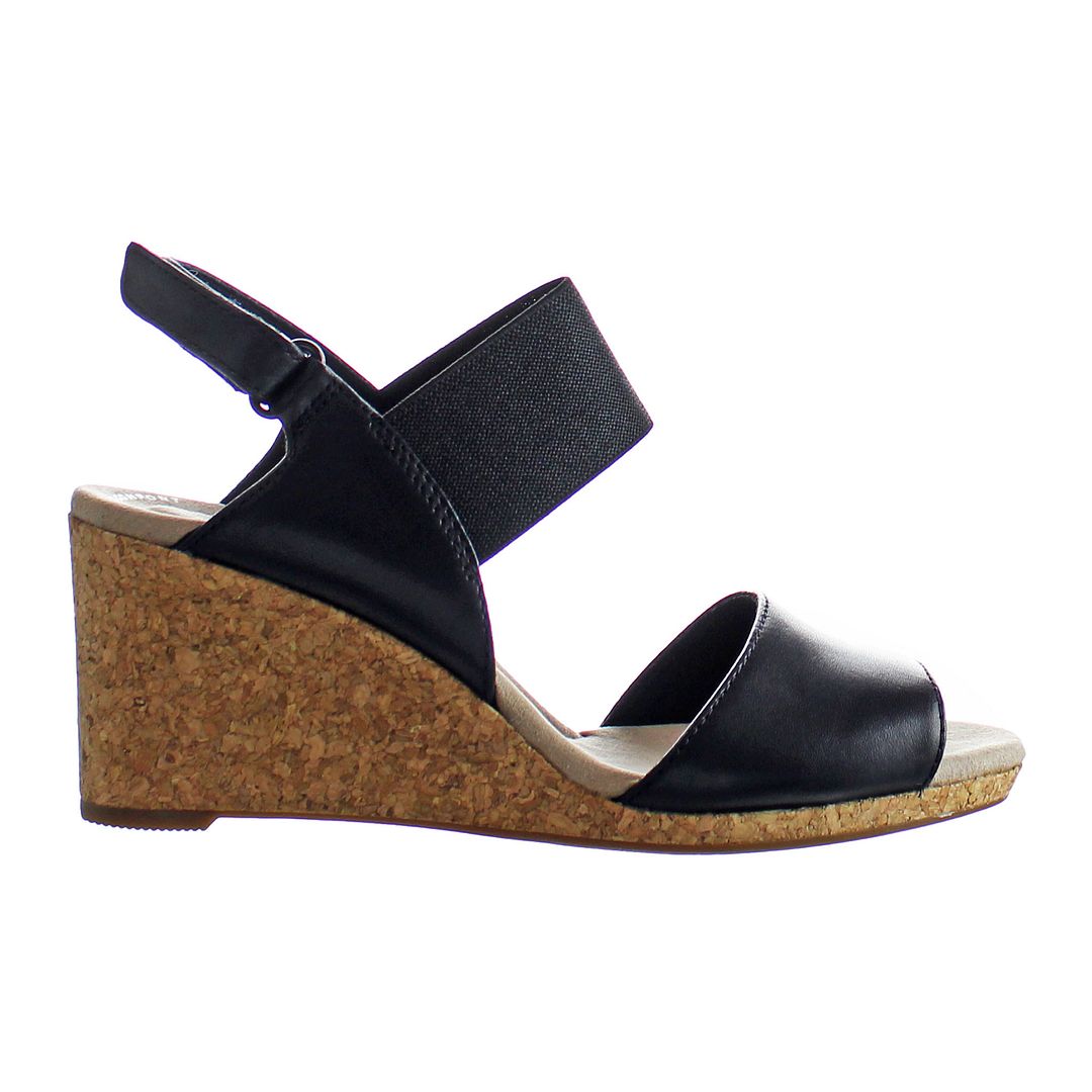 Clarks Lafley Lily Womens Black Wedges – Sport It First
