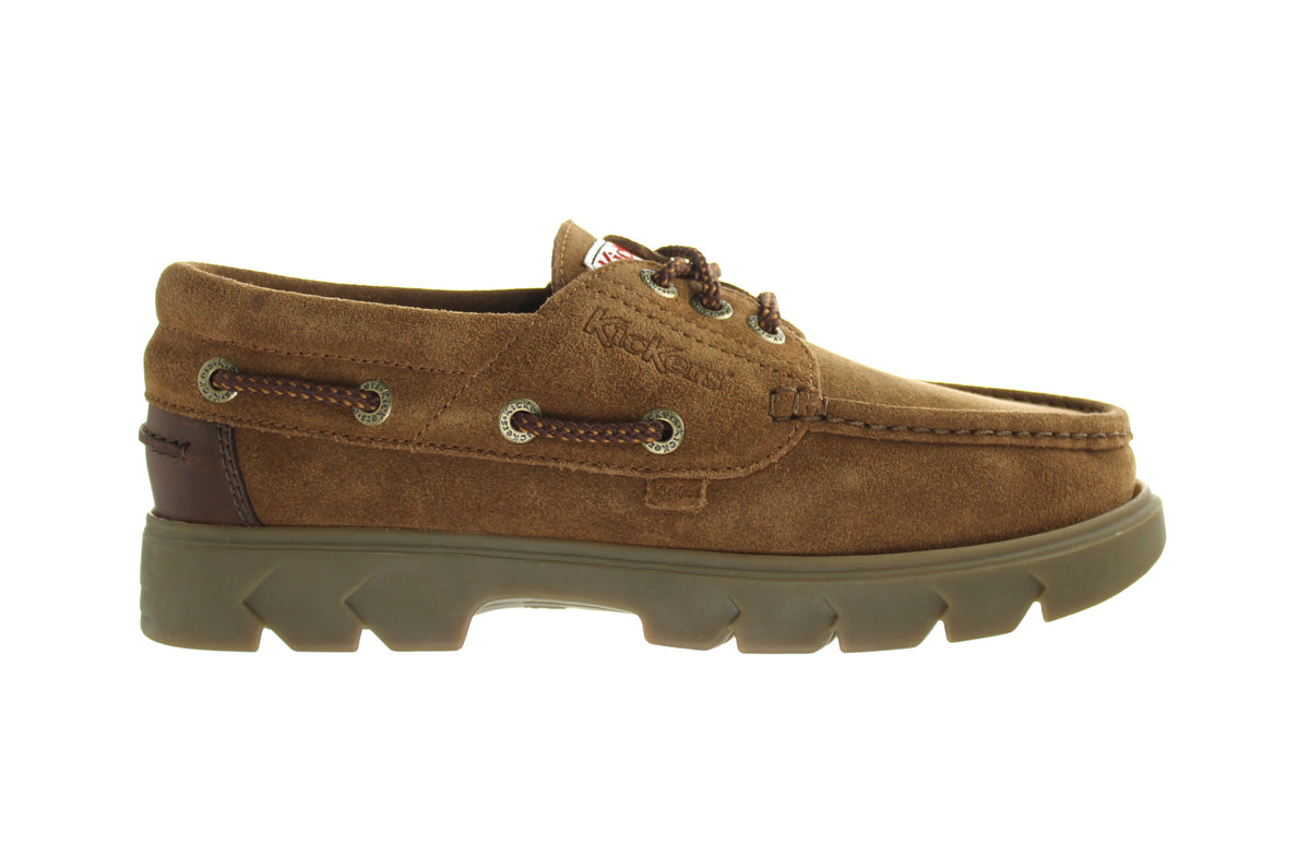 Kickers Lennon Boat Mens Brown Shoes – Sport It First
