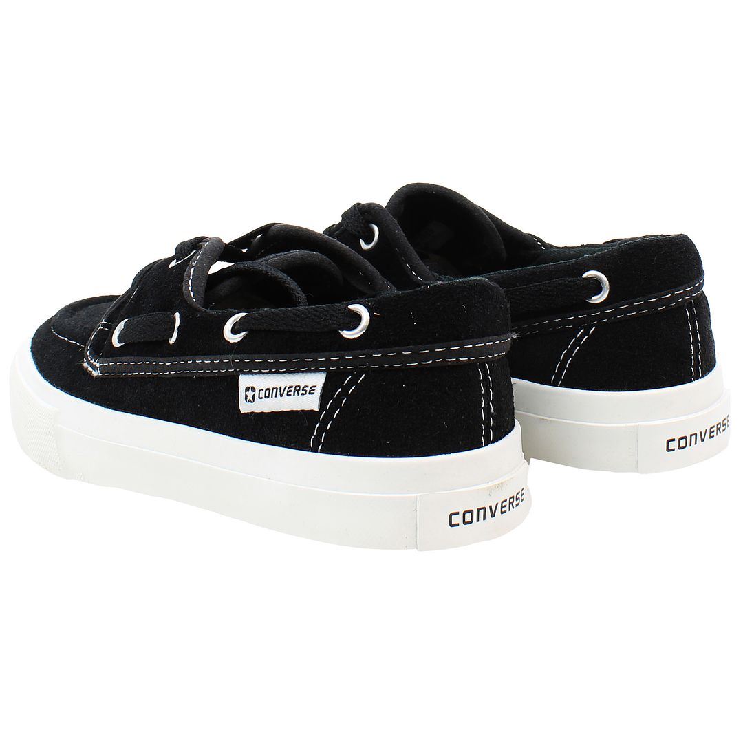 Converse Sea Star OX Mens Black Boat Shoes – Sport It First