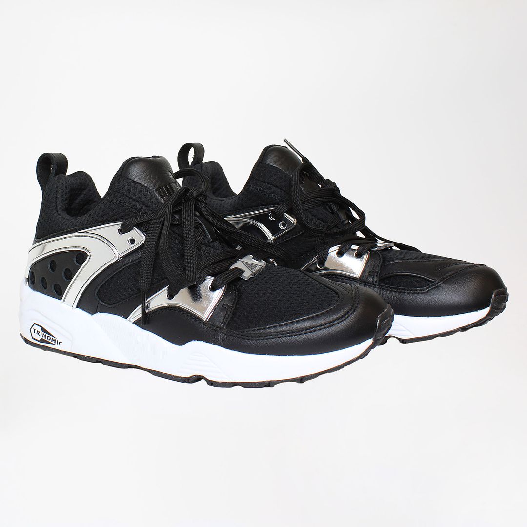 Puma Trinomic Blaze Of Glory Metallic Mens Black Trainers NO BOX ...