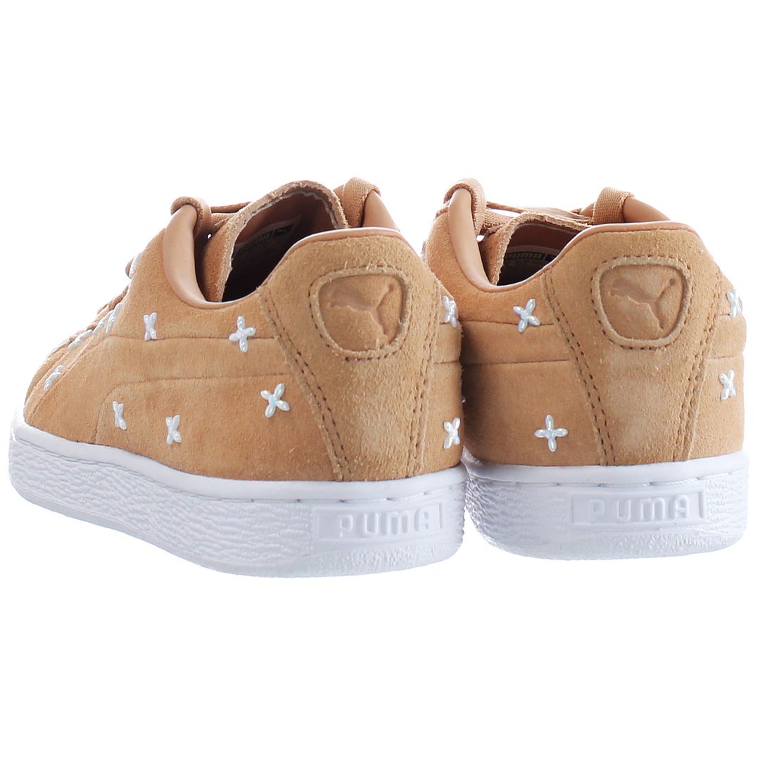 Puma Flower Studs Womens Brown Trainers – Sport It First