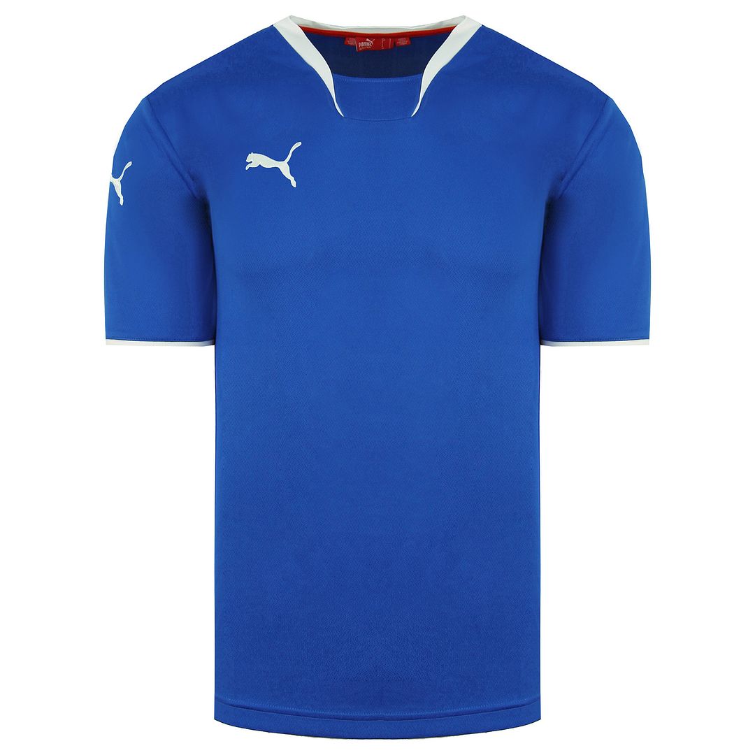 Puma V-Kon Mens Blue/White Football Shirt – Sport It First