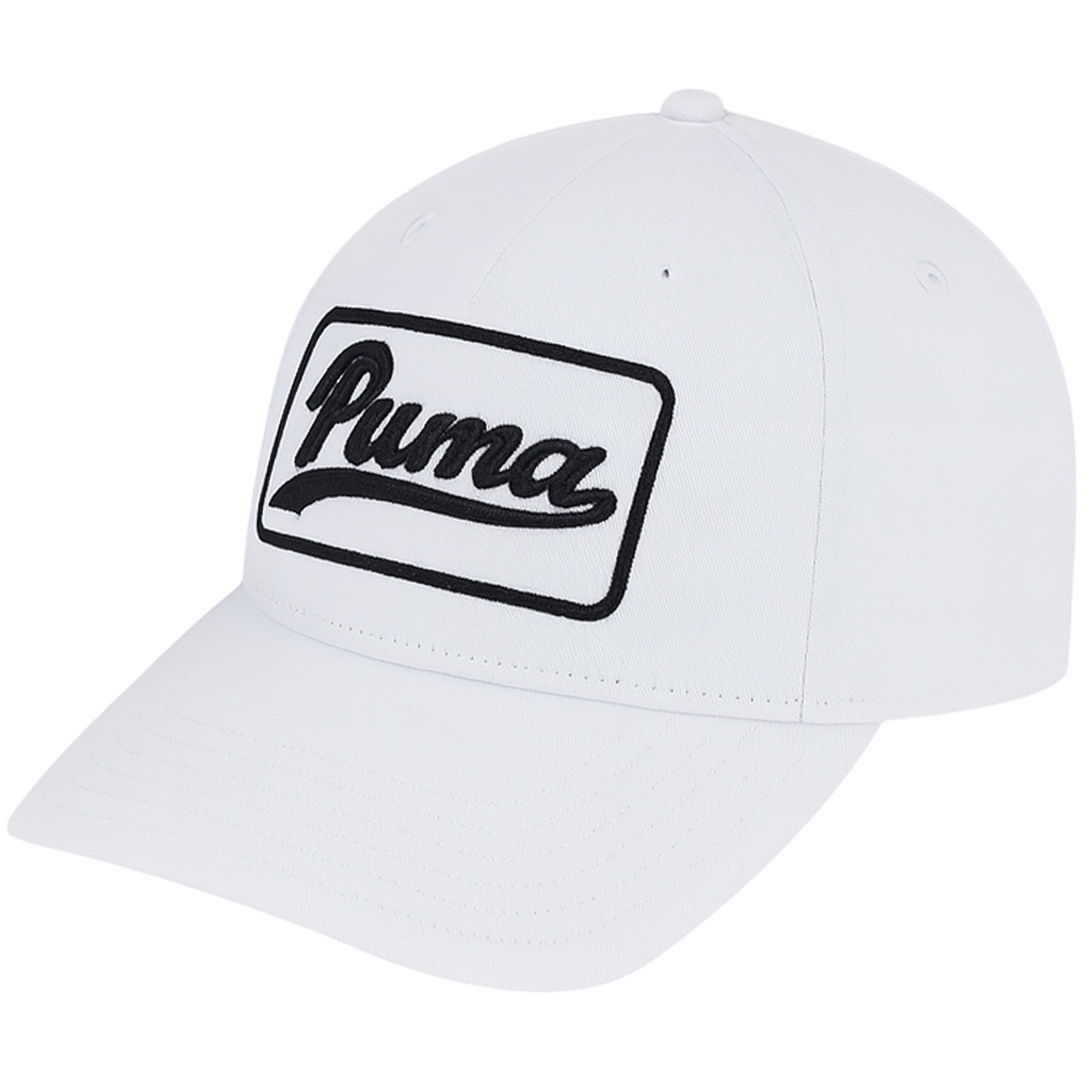 Puma Logo Mens White Greenkeeper Cap – Sport It First