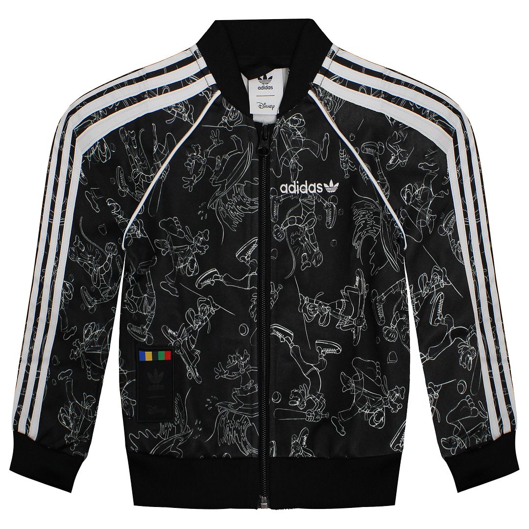Adidas Disney Superstar Goofy Kids Black/White Tracksuit – Sport It First