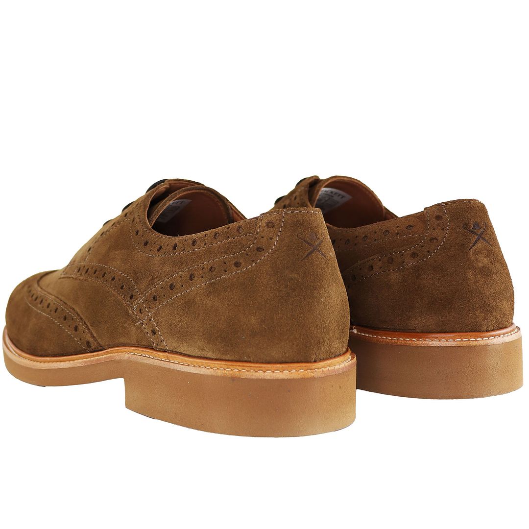 Hackett Chino Brogue Mens Beige Shoes – Sport It First