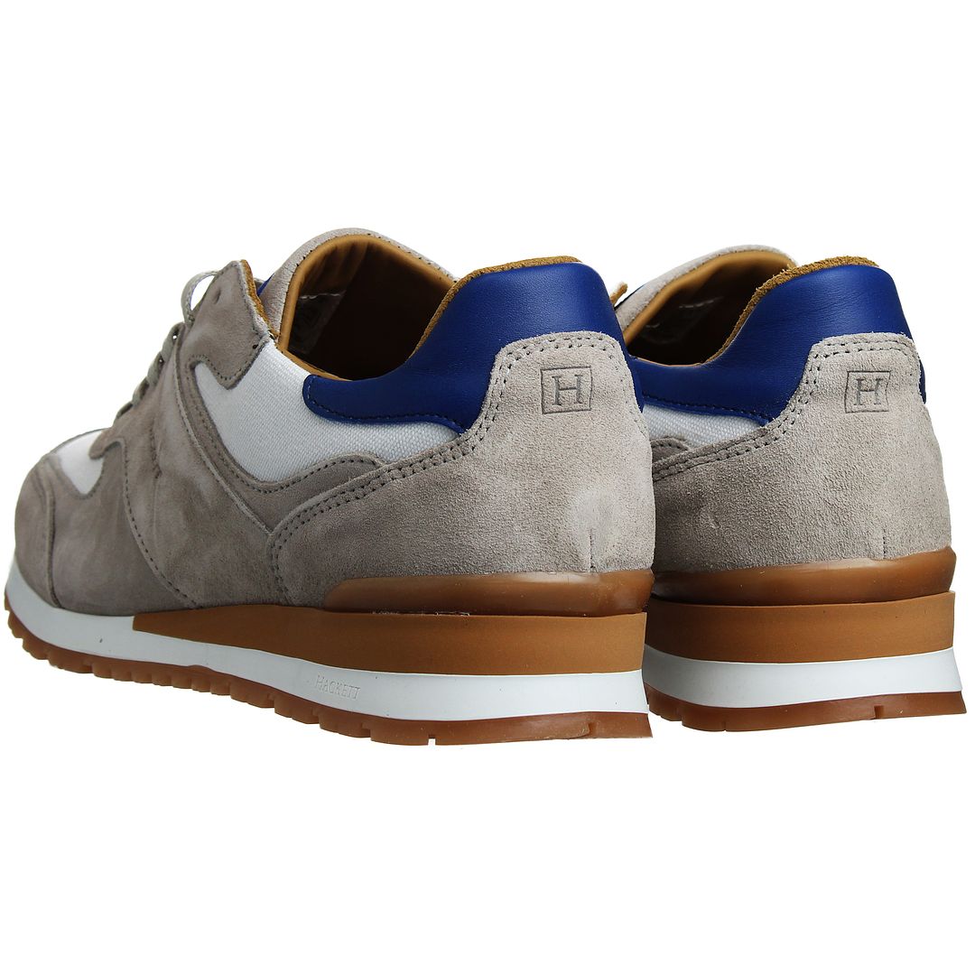 Hackett Cosworth Mens Beige Trainers – Sport It First