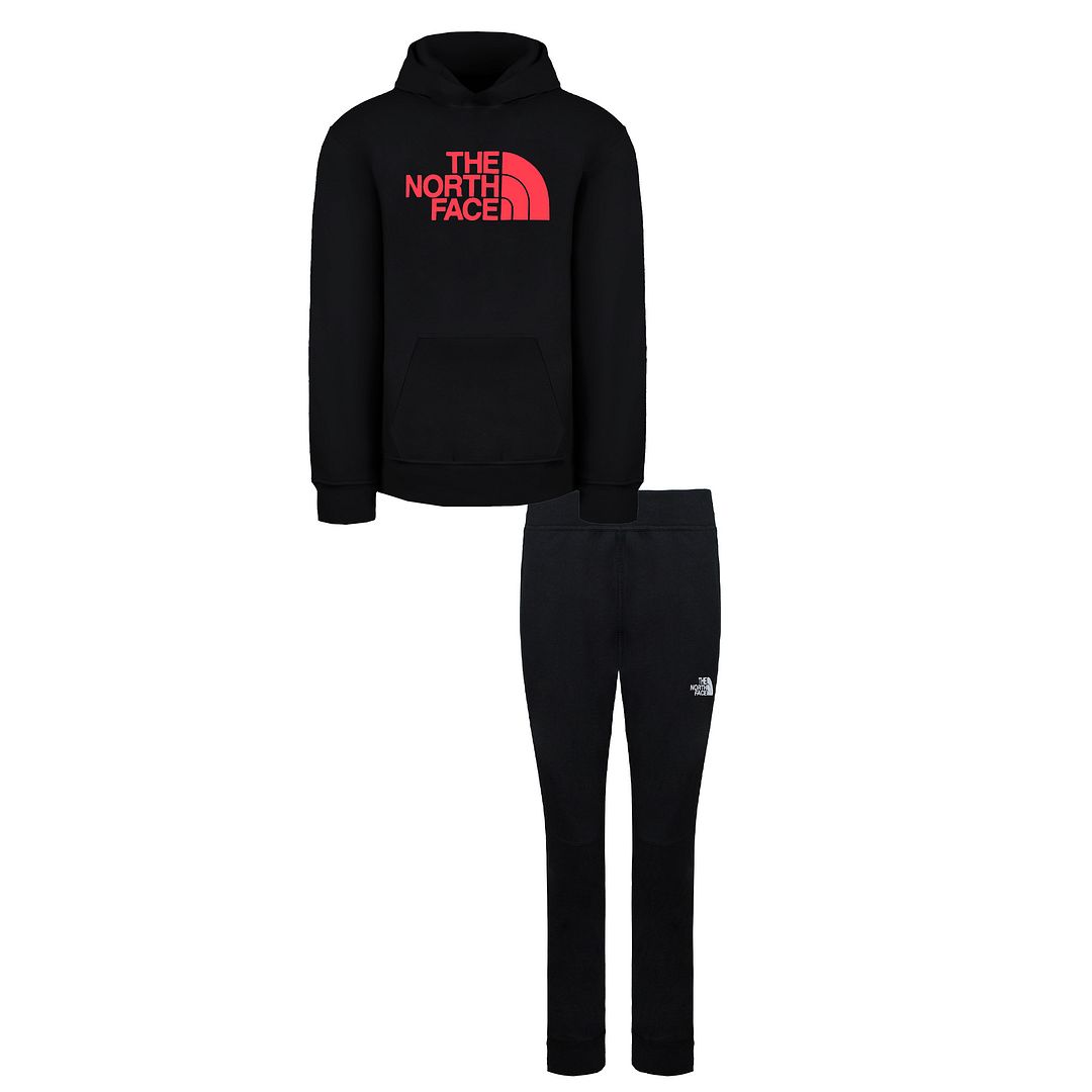 The North Face Slacker Kids Black Tracksuit – Sport It First