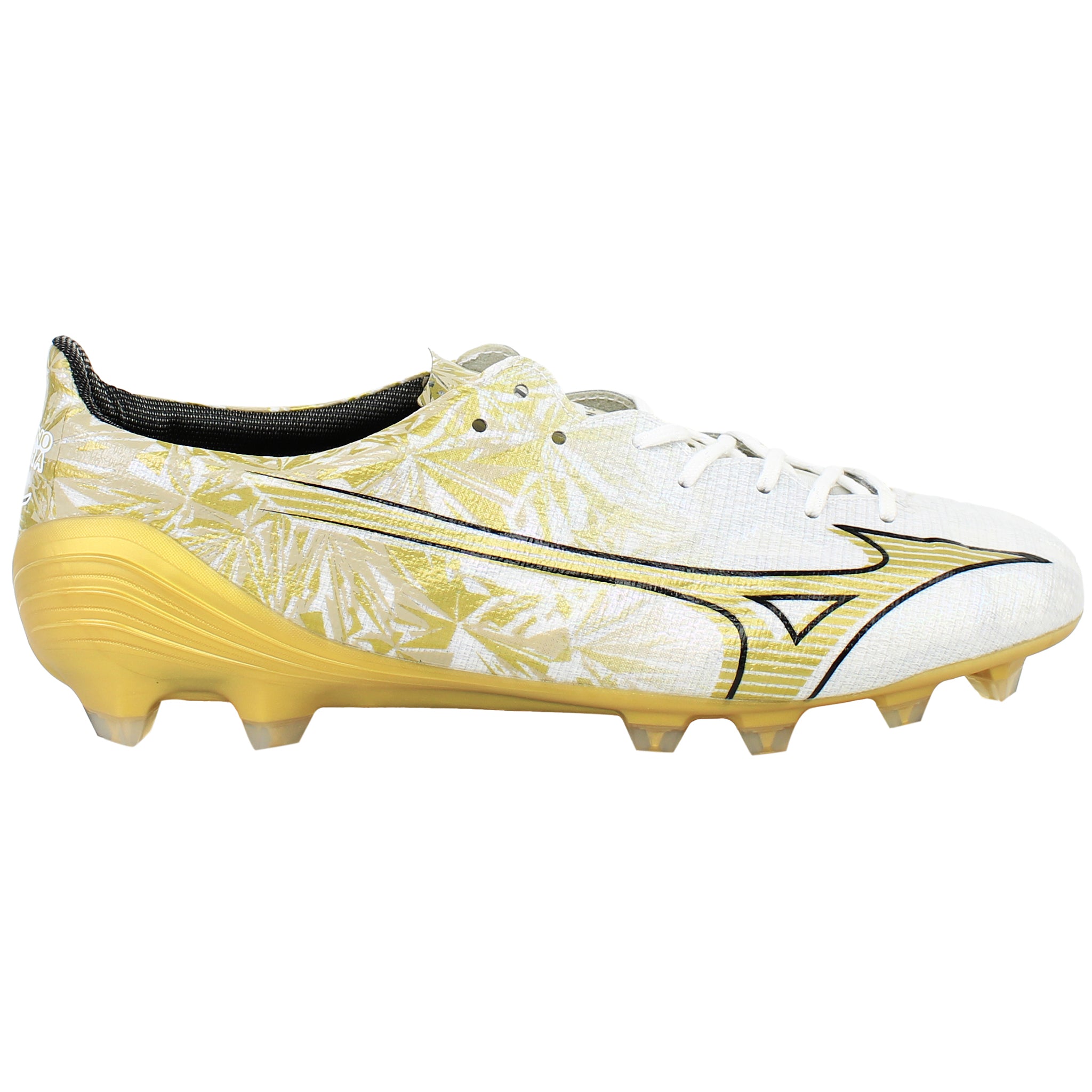 Mizuno Alpha Japan Mens White/Gold Football Boots – Sport It First