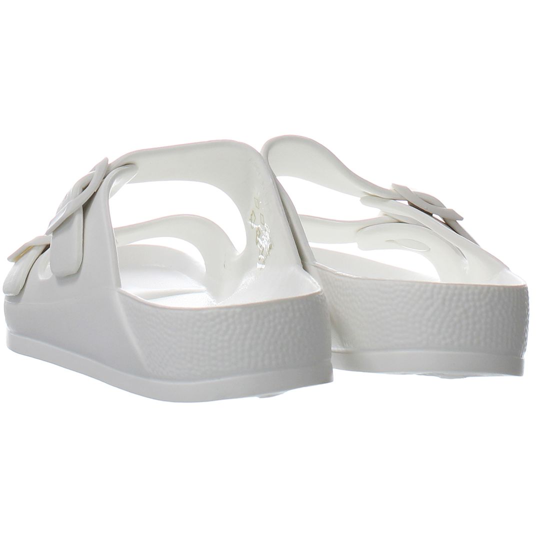 Penguin Heatwave Mens White Sliders – Sport It First