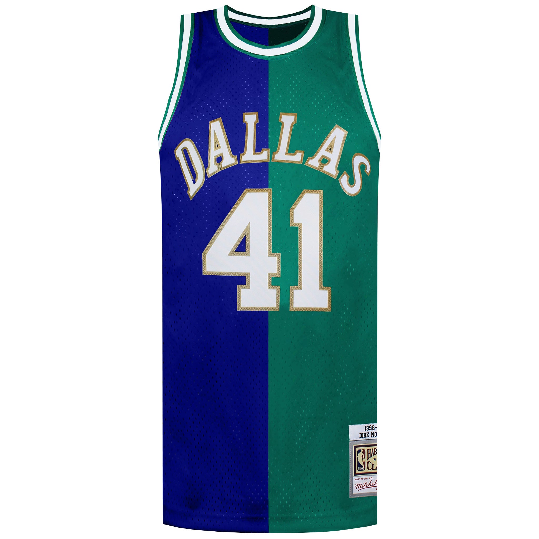 Mitchell & Ness NBA Dallas Mavericks 41 Nowitzki Swingman Jersey ...