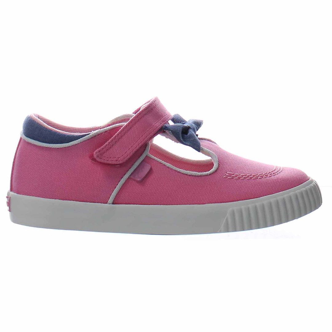 Kickers Tovni T-Bow Bumper Kids Pink Plimsolls – Sport It First