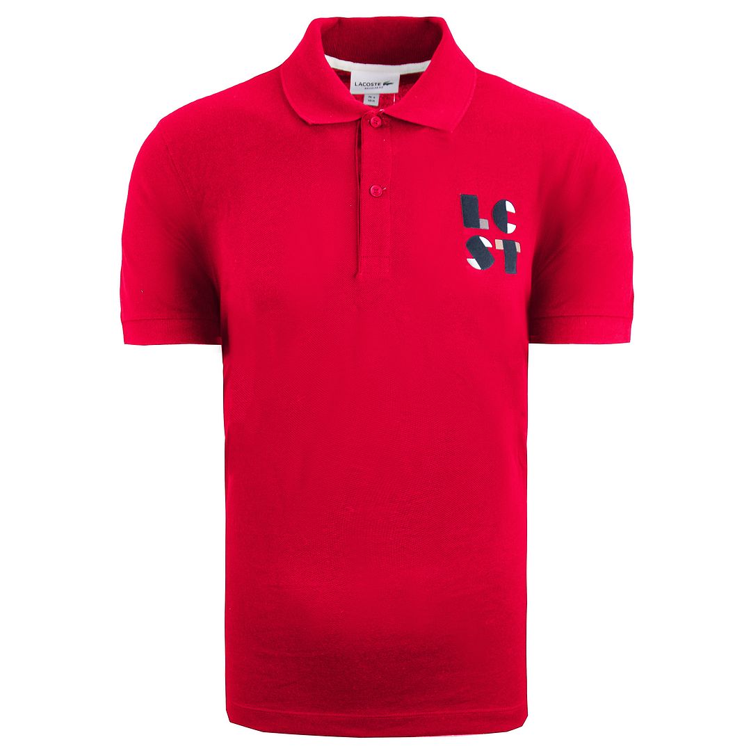 Lacoste Regular Fit Mens Red Polo Shirt – Sport It First