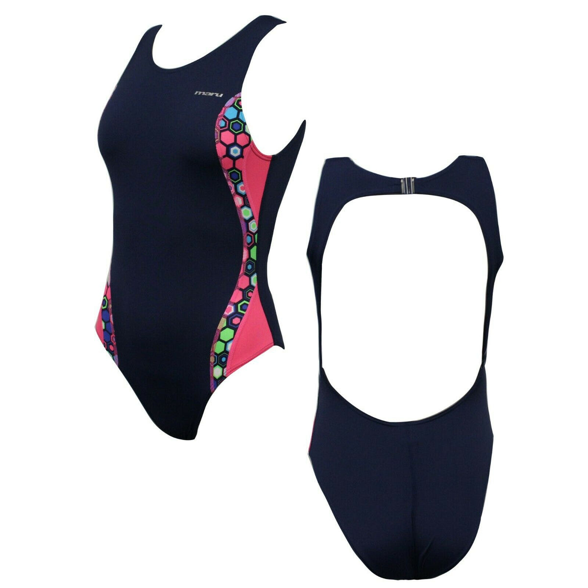 Maru Diablo Pacer Panel Clip Back Womens Swimsuit – Sport It First